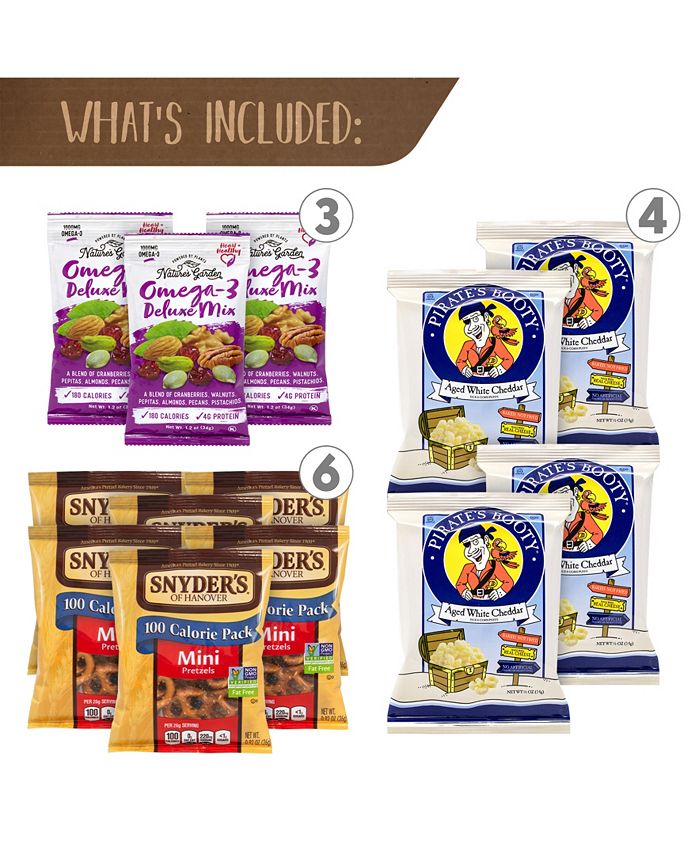 SnackBoxPros Better For You Snack Box, 39 Pieces - Macy's