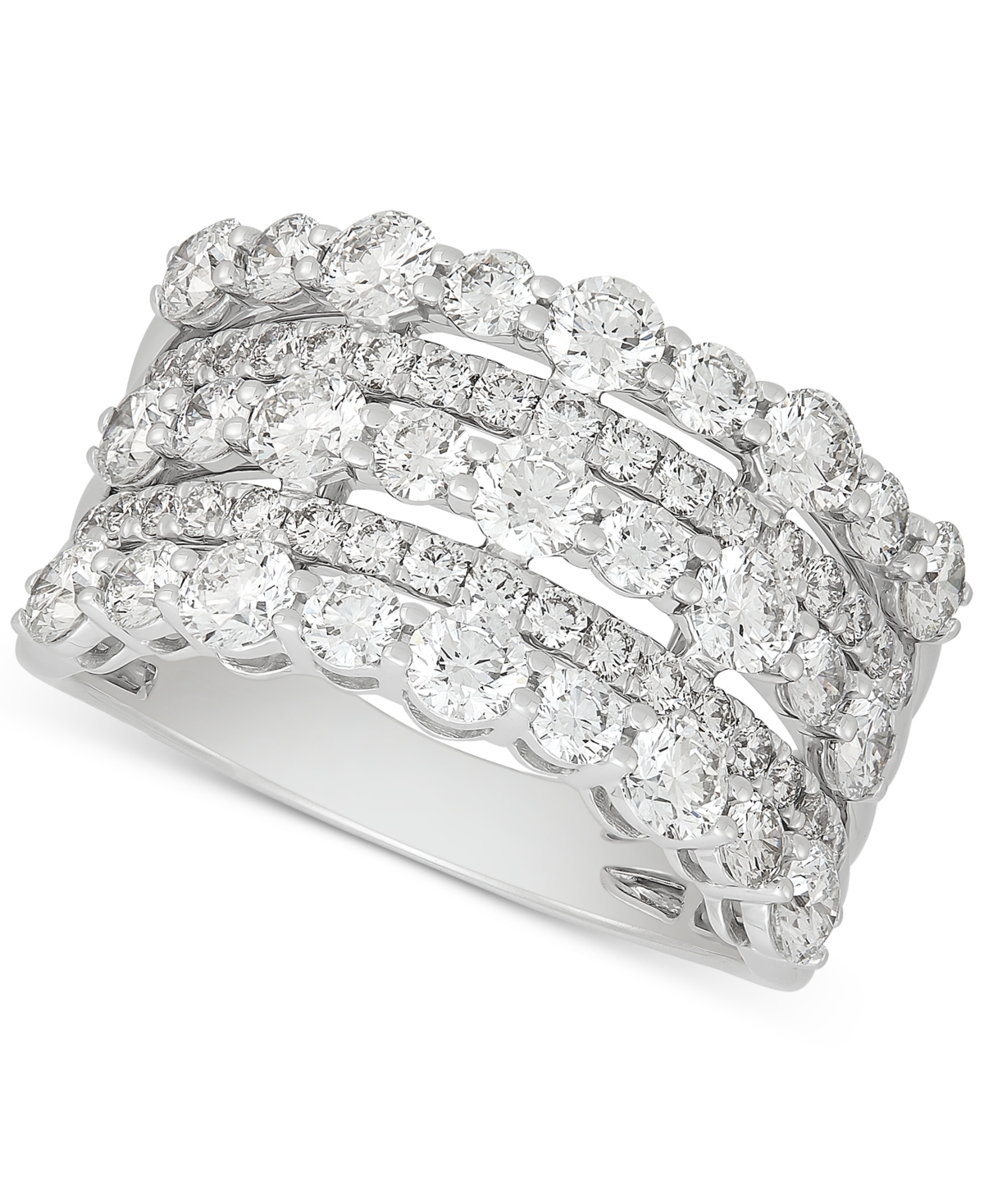 Click here for Diamond Multi-row Band (2-1/2 ct. t.w.) in 14k Whi... prices