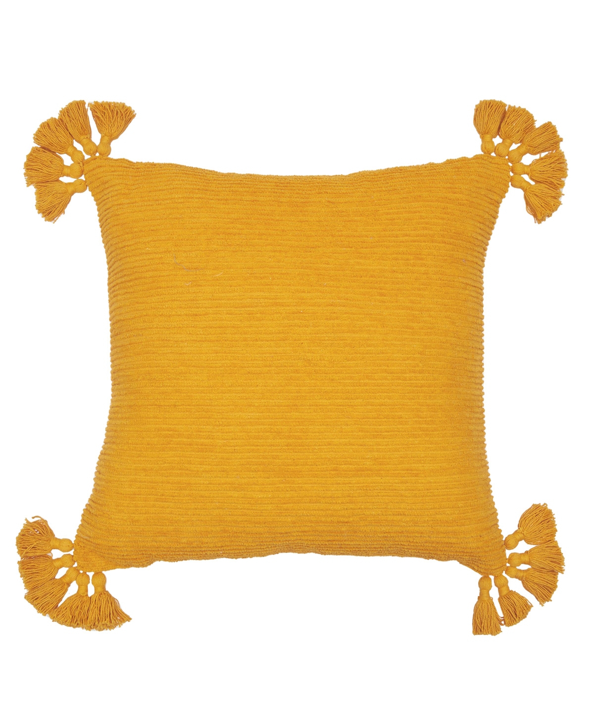 Click here for Newport Ochre Textured Throw Pillow - Yellow prices