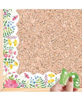 Spring Flowers - Scalloped Classroom Decor - Bulletin Board Borders ...