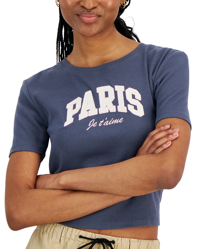 Grayson Threads, The Label Juniors' Paris Baby Short Sleeve T-Shirt ...