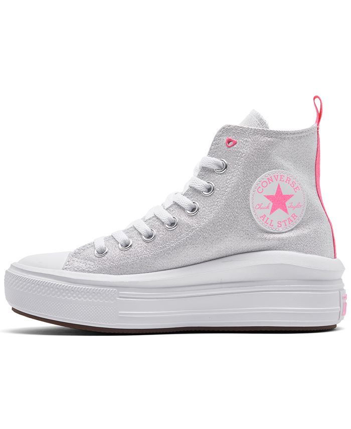 Converse Big Girls Chuck Taylor All Star Move Sparkle Platform High Top ...