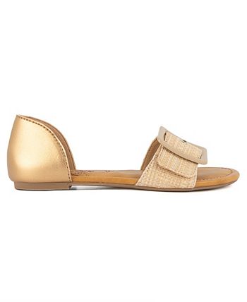Sugar Women's Champion Raffia Flat Sandals - Macy's