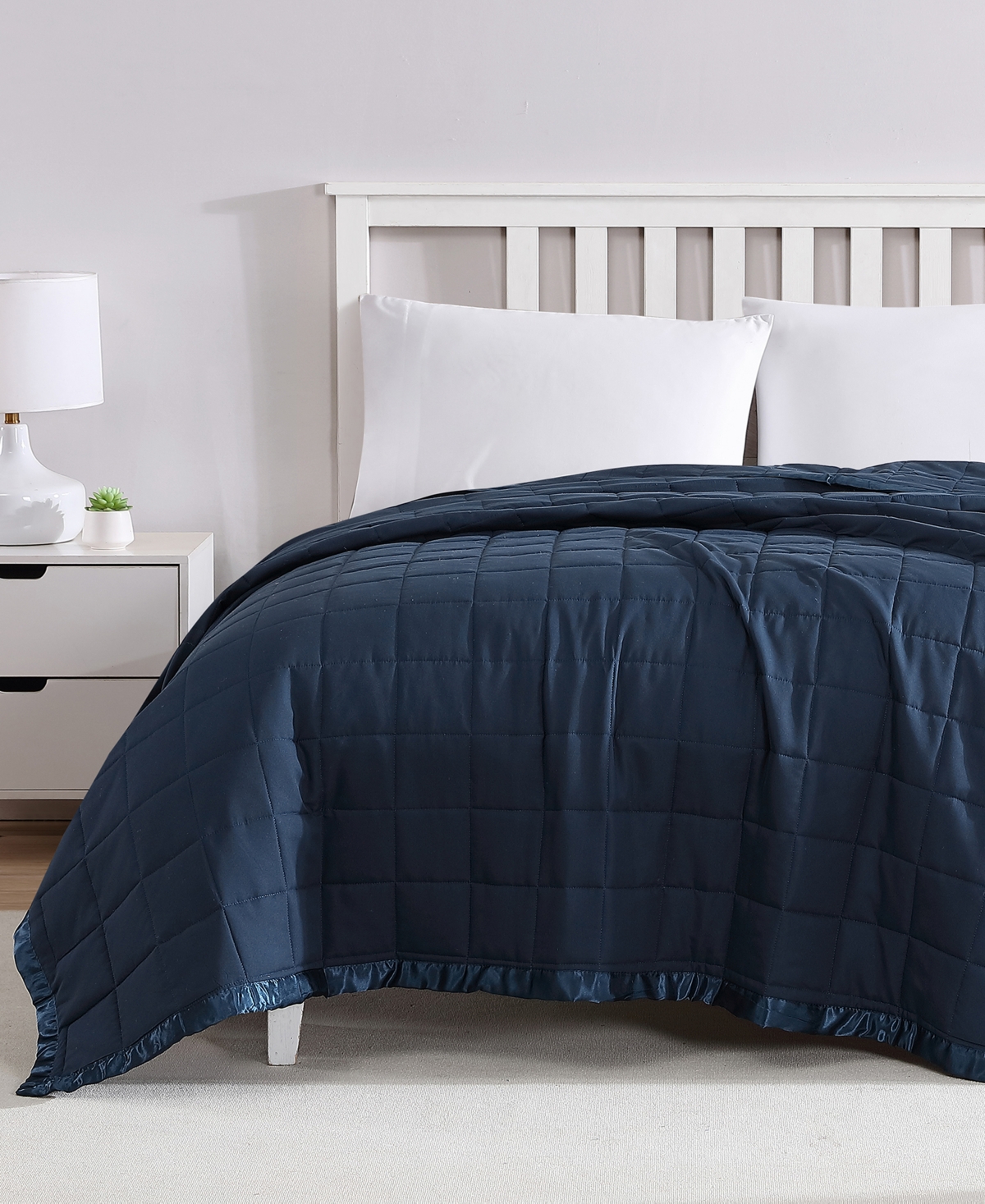 Click here for Beatrice Home Down Alternative Solid Blanket  Full... prices