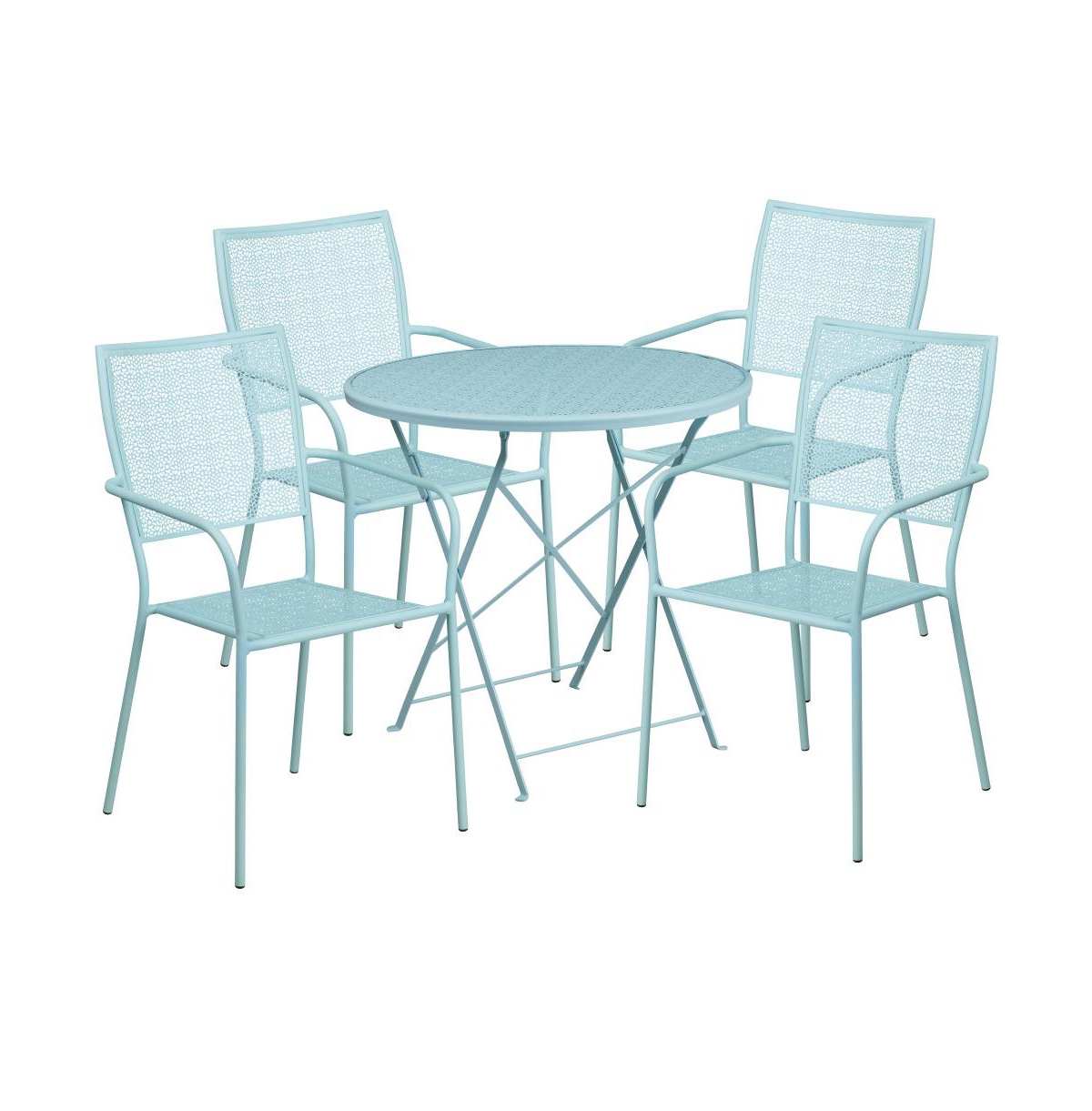 Click here for Commercial Grade 30 Round Metal Folding Patio Tabl... prices