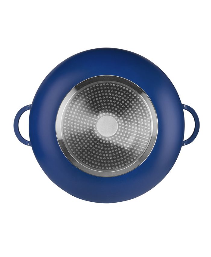 Sedona Kitchen Aluminum 12 Qt Caldero with Silicone Rim Glass Lid and ...