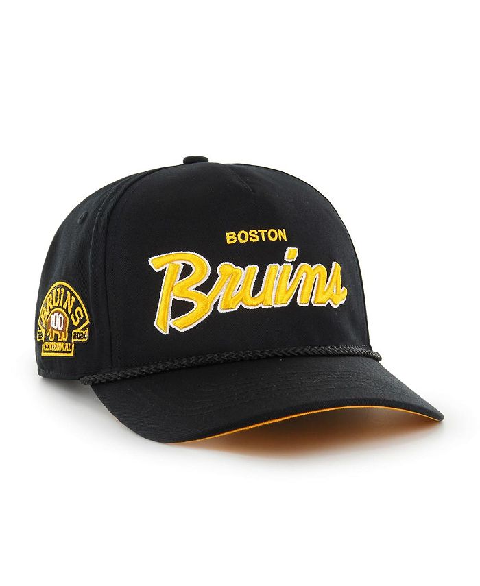'47 Brand Men's Black Boston Bruins 100th Anniversary Collection ...