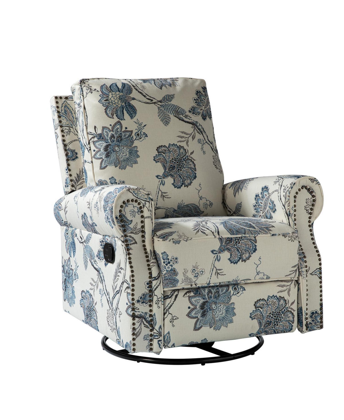 Click here for Evelia Floral Swivel Rocker Manual Recliner - Jaco... prices