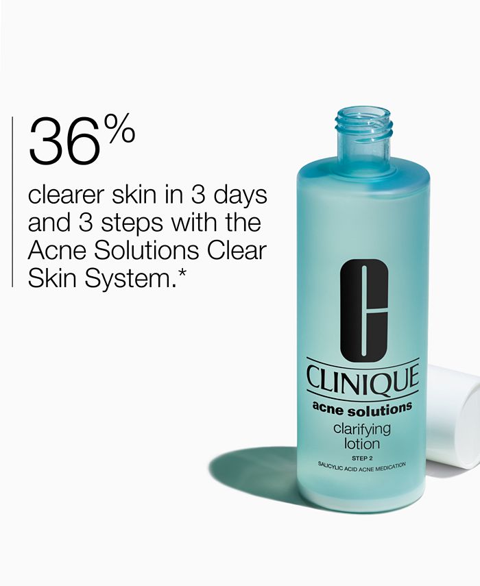 Clinique Acne Solutions Clarifying Face Lotion, 6.7 oz. - Macy's