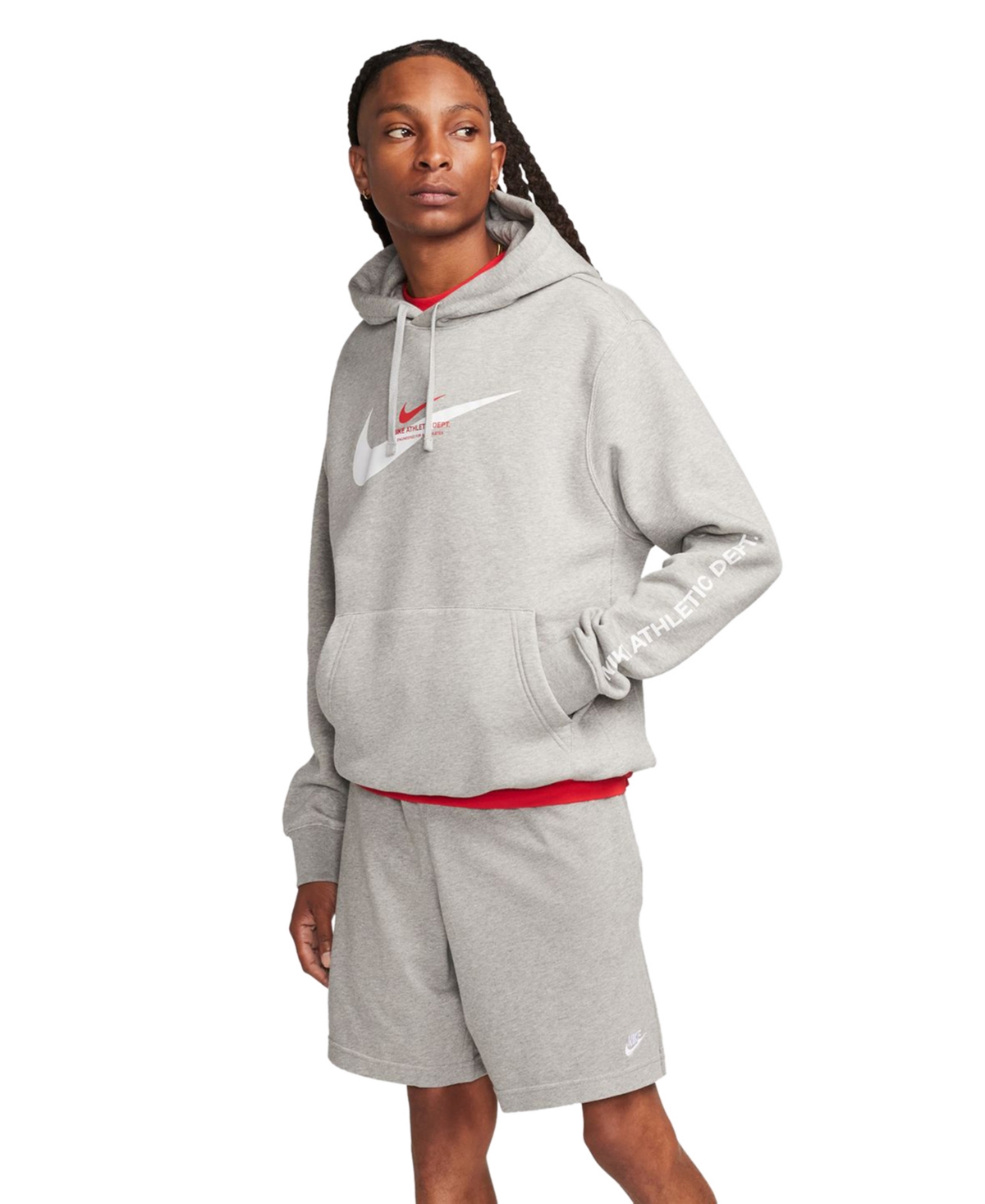 Click here for Nike Mens Club Relaxed-Fit Logo Embroidered Shorts... prices