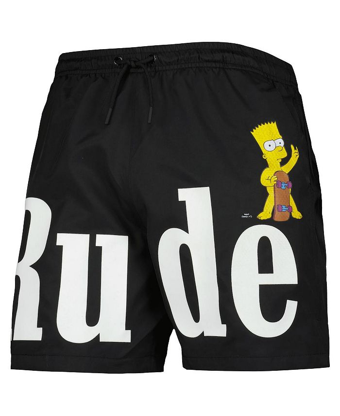 Freeze Max Men's Black The Simpsons Rude Shorts - Macy's