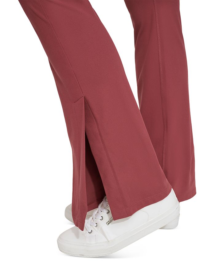 Calvin Klein Women's High-Rise Flare Full-Length Leggings - Macy's