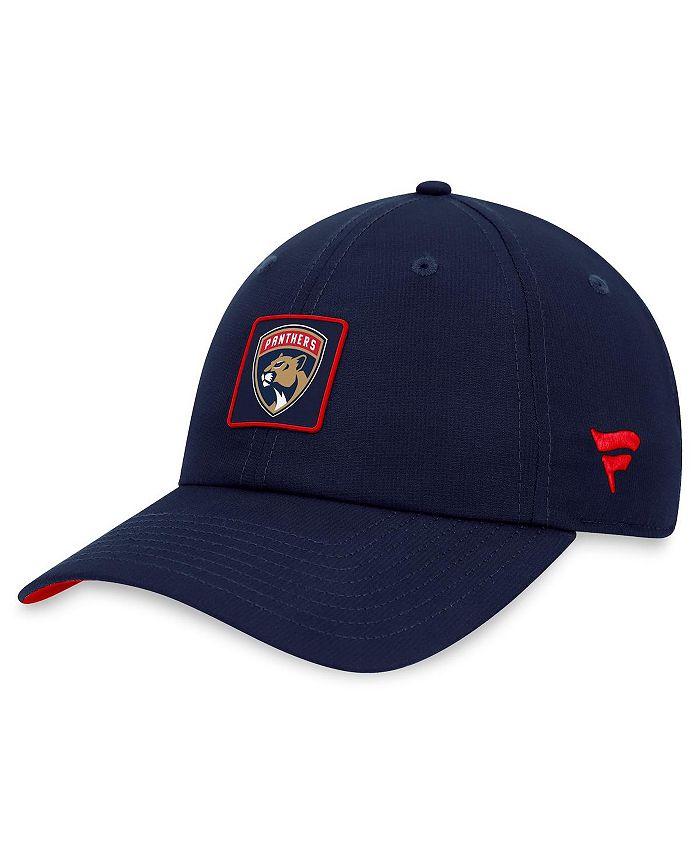 Fanatics Men's Navy Florida Panthers Authentic Pro Rink Adjustable Hat ...