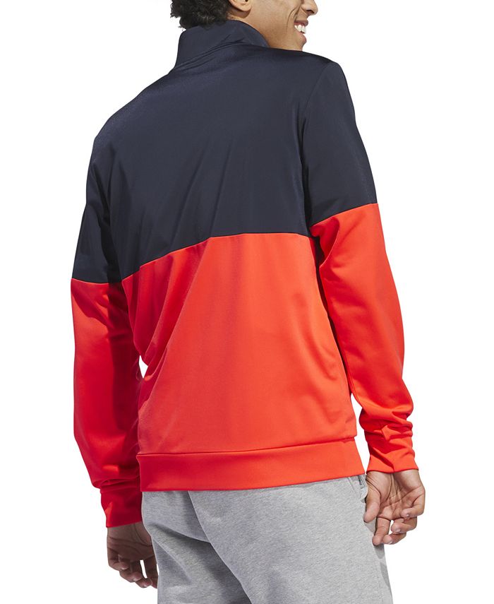 adidas Men's Essentials Colorblocked Tricot Track Jacket - Macy's