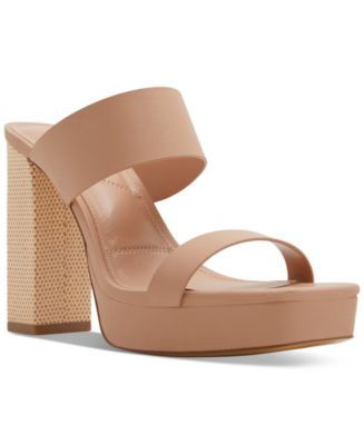ALDO Women's Audreena Double Band Slip-On Platform Dress Sandals - Macy's