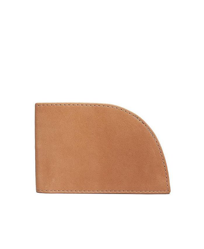 Rogue Industries ROGUE MENS CURVED FRONT POCKET WALLET IN TAN LEATHER ...