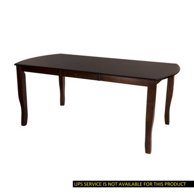 Simplie Fun Dark Cherry Dining Table with Extension Leaf - Macy's