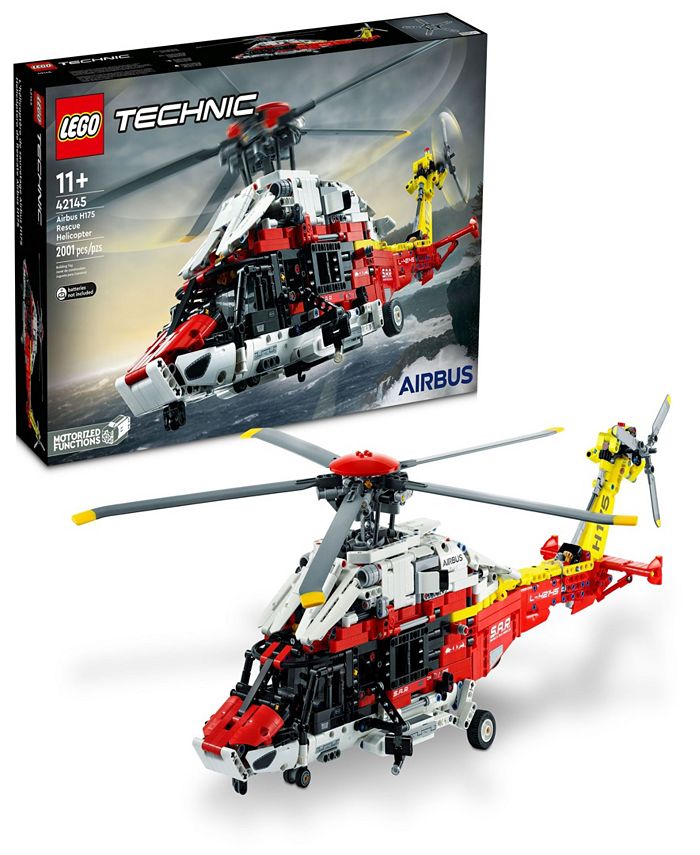 LEGO® Technic Airbus H175 Rescue Helicopter 42145 Toy Building Set - Macy's