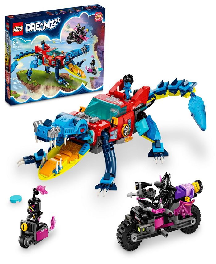 LEGO® DREAMZzz 71458 Crocodile Car Toy Building Set - Macy's