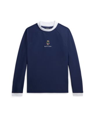 Polo Ralph Lauren Big Boys Polo Bear Performance Long Sleeves Rash ...