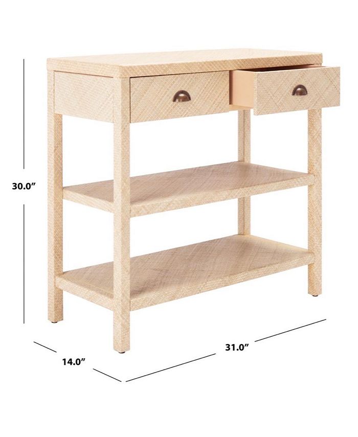 Safavieh Apis Raffia Console Table - Macy's