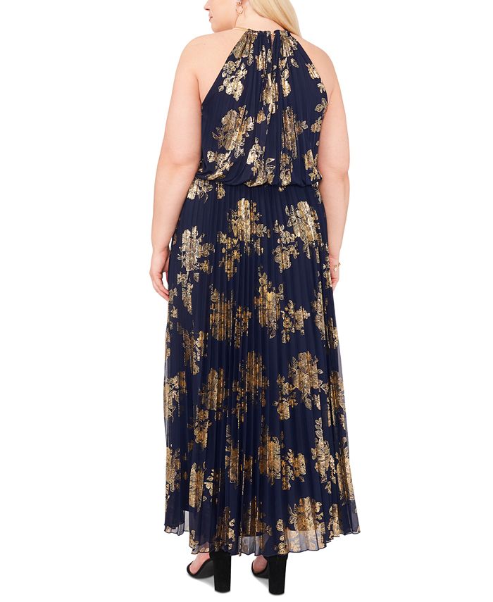 MSK Plus Size Floral-Print Dress - Macy's