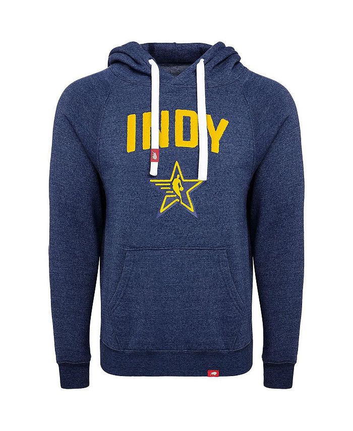 Sportiqe Men's and Women's Heather Navy 2024 NBA All-Star Game Chenille ...