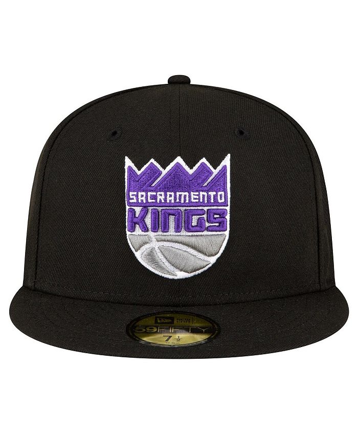 New Era Men's Black Sacramento Kings 59FIFTY Fitted Hat - Macy's