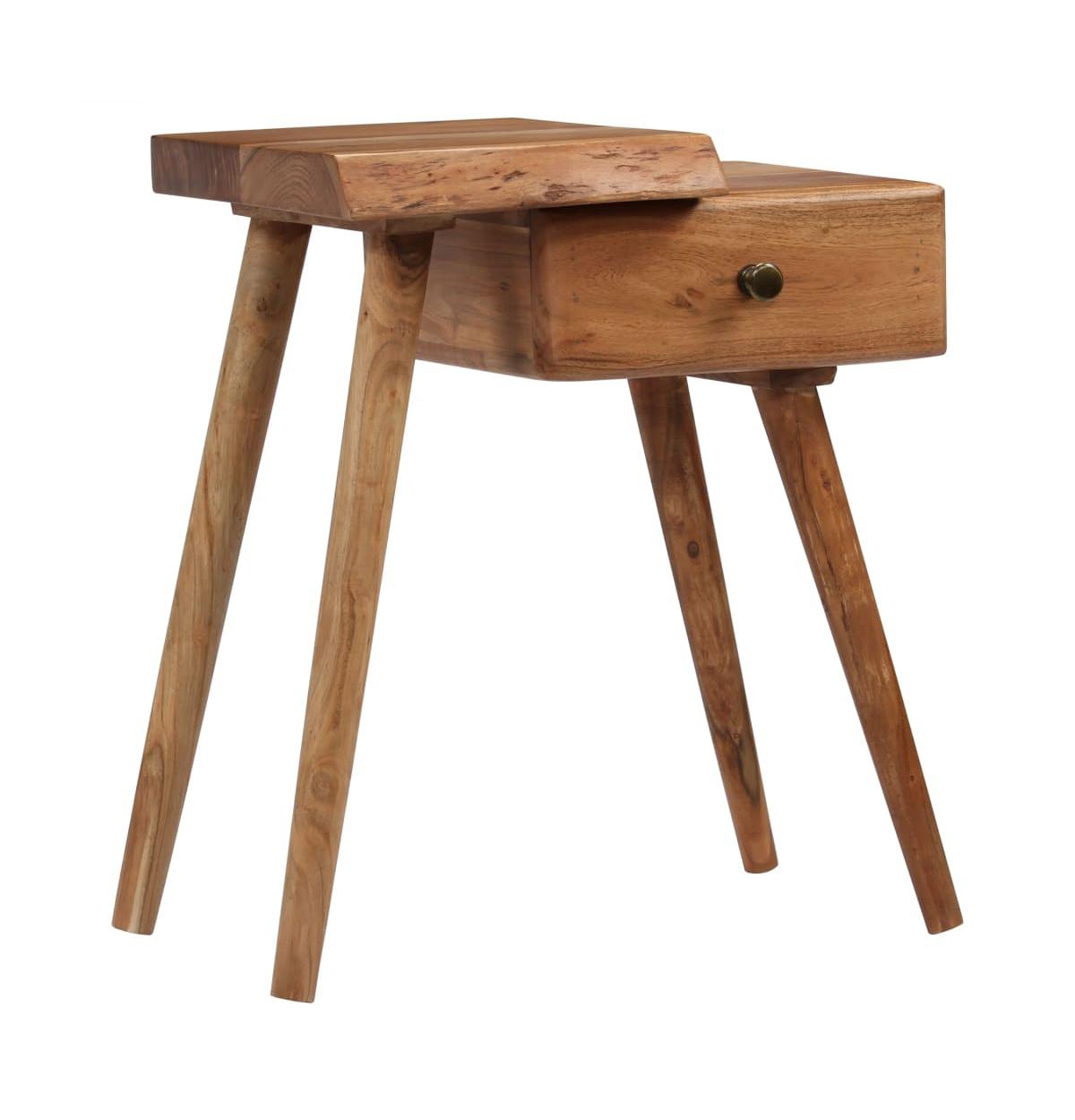 Click here for Bedside Table Solid Acacia Wood 17.7x12.6x21.7 - B... prices