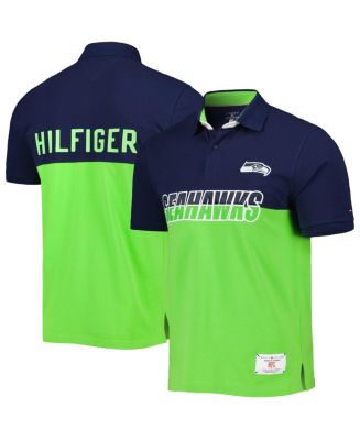 Men's Tommy Hilfiger Neon Green, College Navy Seattle Seahawks Color ...