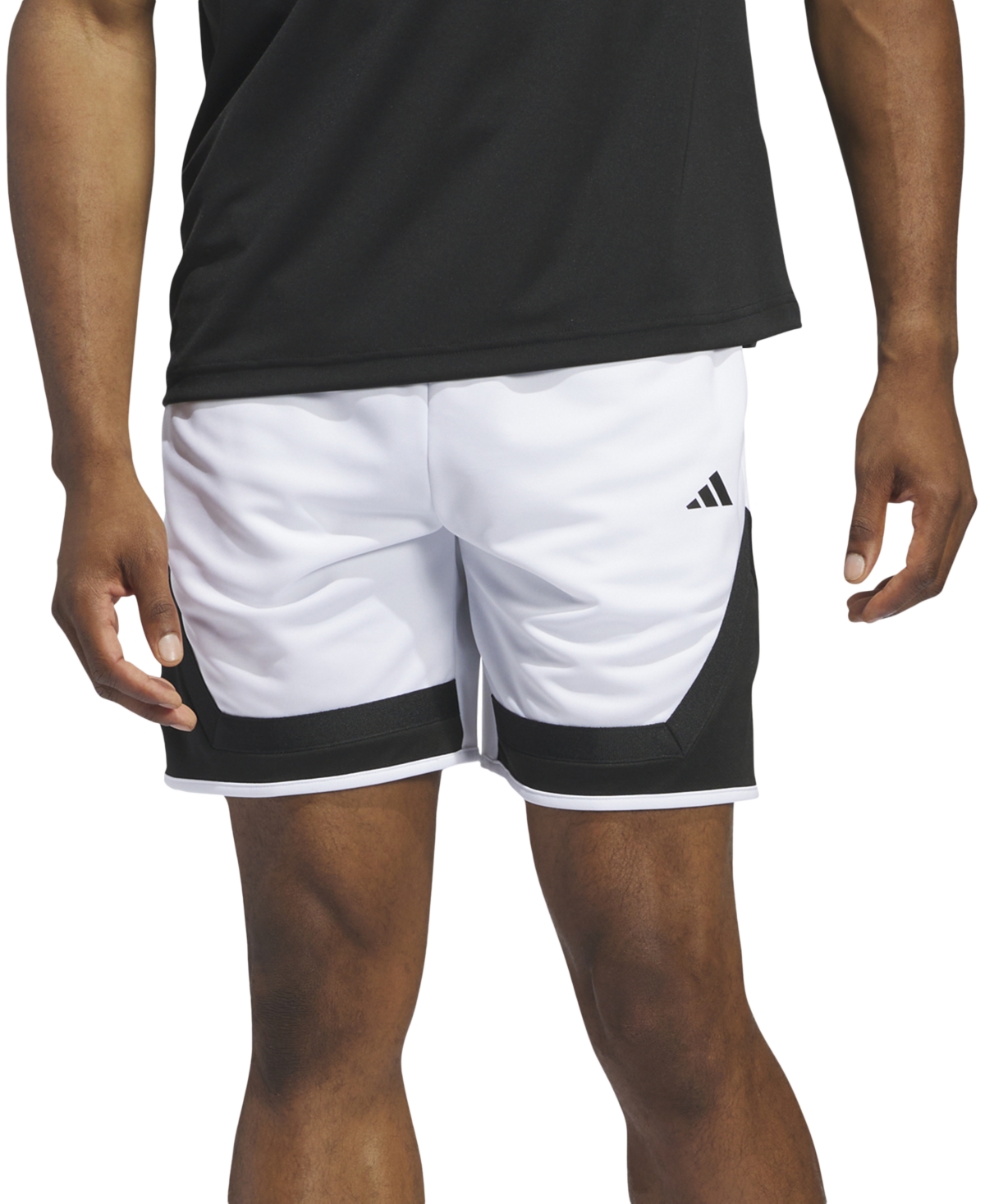 Click here for adidas Mens Pro Block Basketball Aeroready Shorts... prices