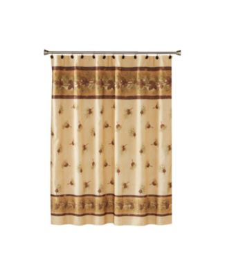 Saturday Knight Pinehaven Fabric Shower Curtain - Macy's