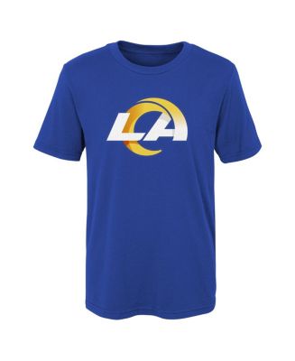 Little Boys and Girls Royal Los Angeles Rams Primary Logo T-shirt - Macy's