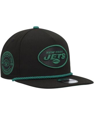 Men's New Era Black New York Jets Captain 9FIFTY Snapback Hat - Macy's