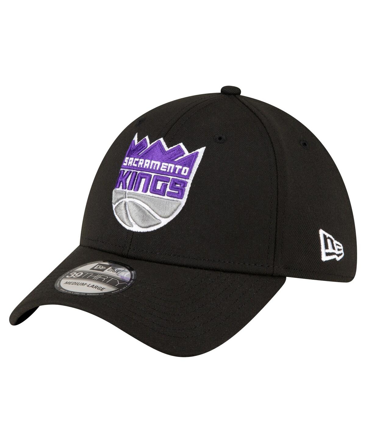 Click here for Mens New Era Black Sacramento Kings Logo 39THIRTY... prices