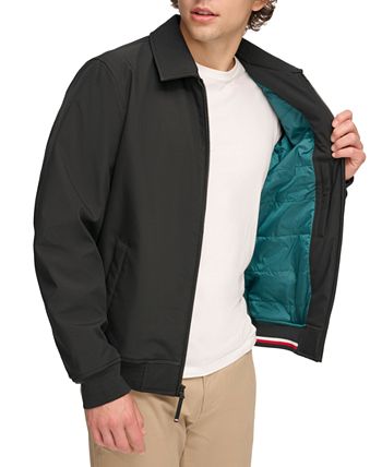 Tommy Hilfiger Men's Classic Soft-Shell Bomber Jacket - Macy's