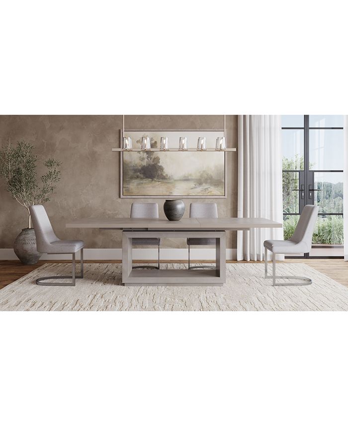 Furniture Tivie 5 Pc Dining Set (Rectangular Table + 4 Dining Chairs ...