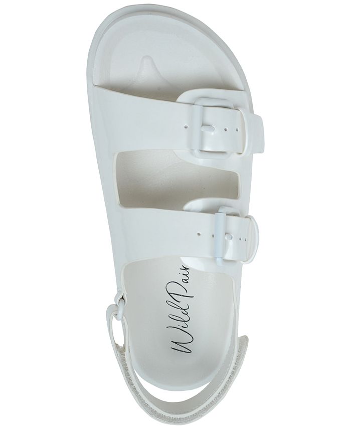 Wild Pair Mystick Buckled Flat Slingback Sandals, Created for Macy's ...