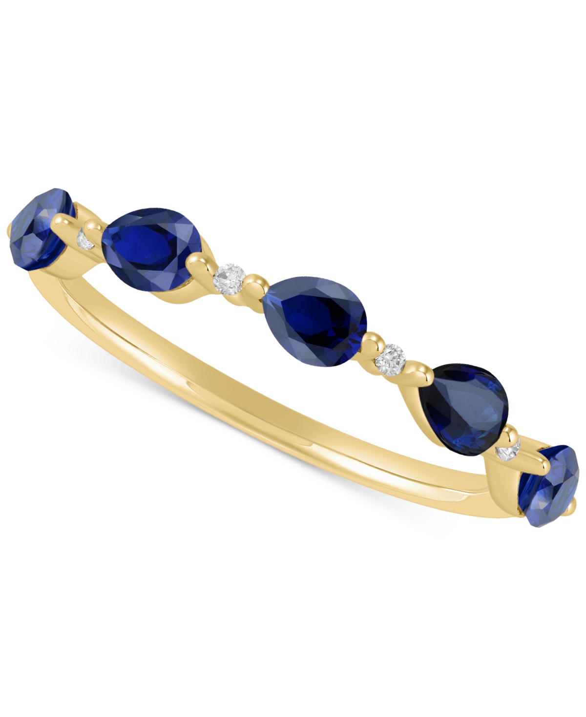 Click here for Lab-Grown Blue Sapphire (1 ct. t.w.) & Lab-Grown W... prices