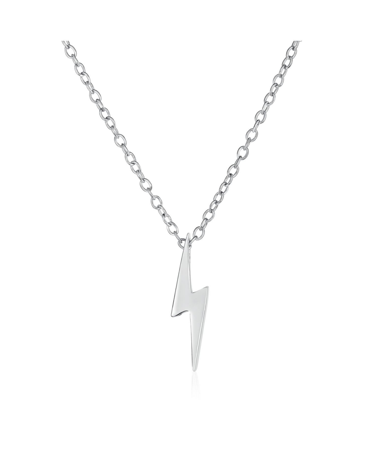 Click here for Bling Jewelry Minimalist Geometric Lightning Bolt... prices