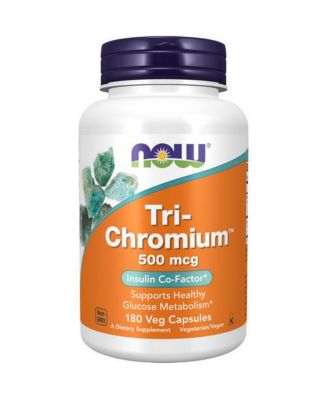 Now Foods Tri-Chromium, 500 mcg, 180 Veg Caps - Macy's