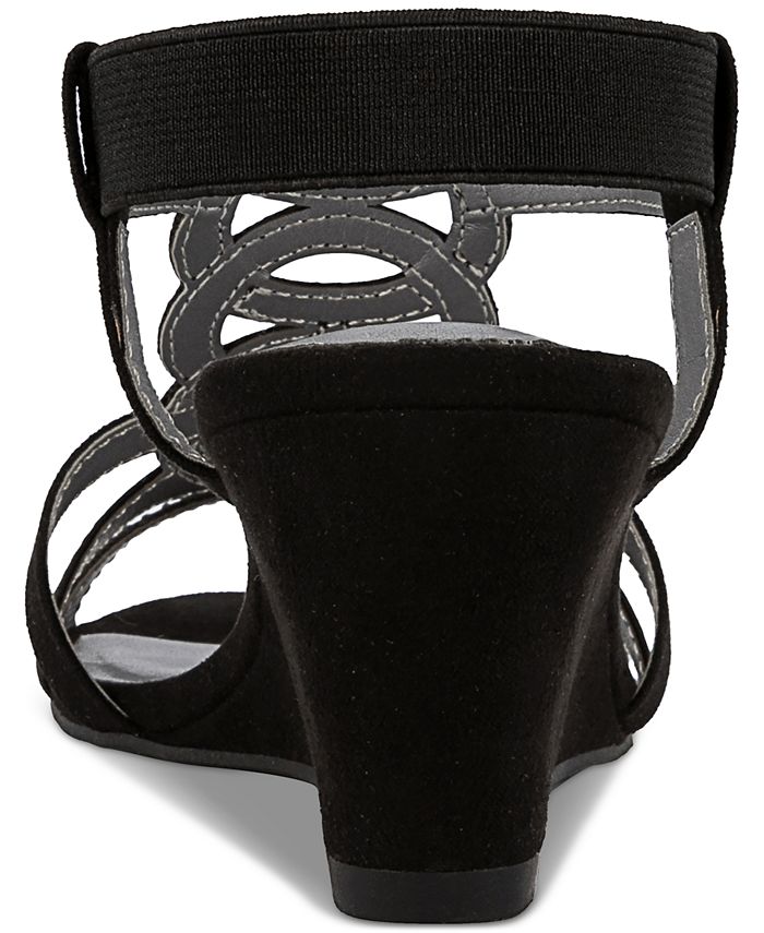 Jones New York Women's Denice Strappy Wedge Sandals - Macy's