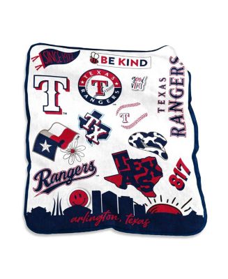 Texas Rangers 50'' x 60'' Native Raschel Plush Throw Blanket - Macy's