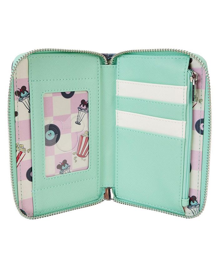Loungefly Men's and Women's Mickey & Minnie Date Night Drive-In Zip ...