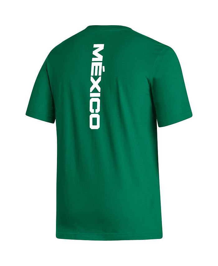 adidas Men's Kelly Green Mexico National Team Vertical Back T-shirt ...