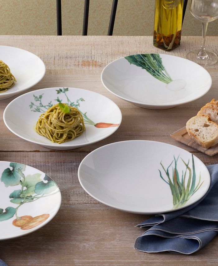 Noritake Kyoka Shunsai Deep Plates Set/6 - Macy's