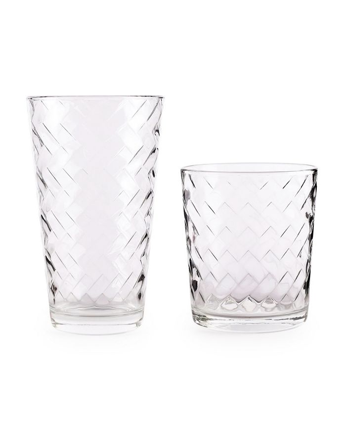 Circleware Chevron 12 Pc . Entertaining Set - Macy's