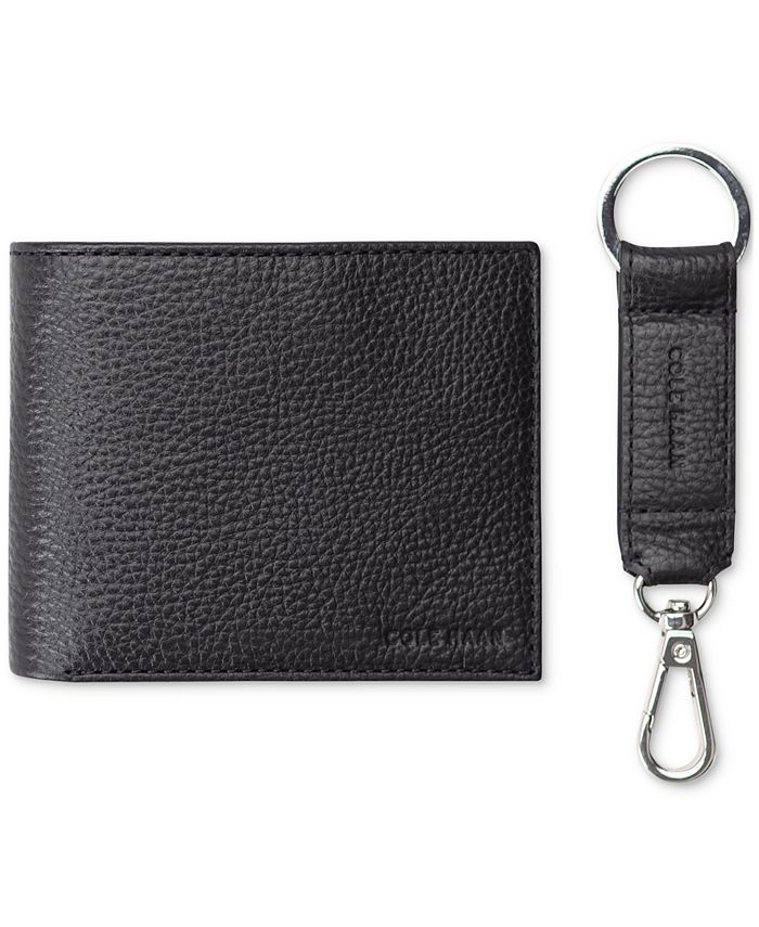 Cole Haan Men's Leather Billfold Wallet With Key Fob - Macy's