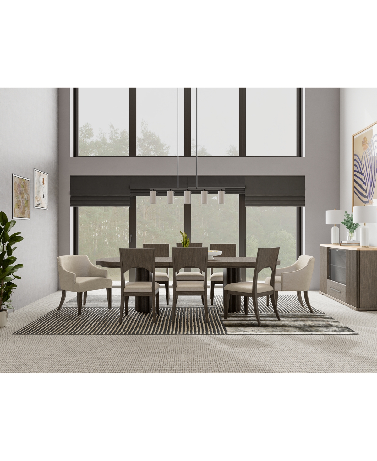 Click here for Frandlyn 9pc Dining Set (Table + 6 Side Chairs + 2... prices