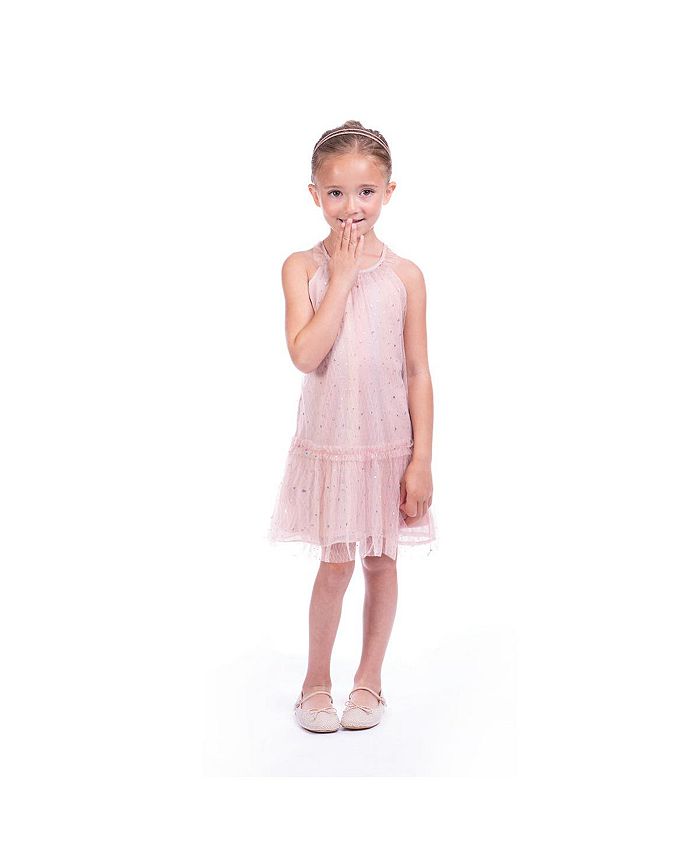 IMOGA Collection Child Nina Shimmer Novelty Woven Dress - Macy's
